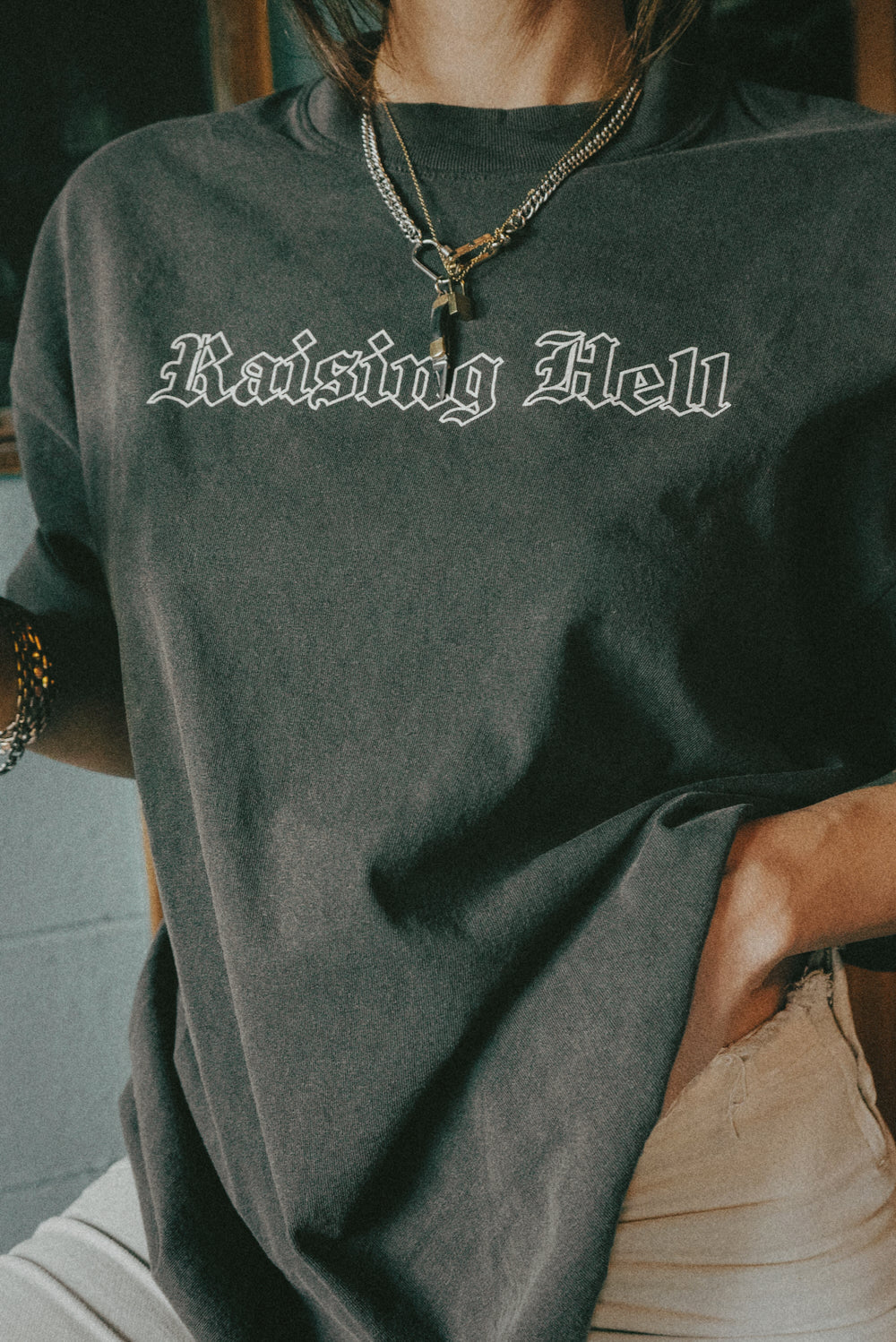 Raising Hell Vintage Tee – REBEL SOUL COLLECTIVE